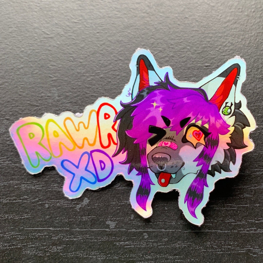 Rawr XD Stickers - Etsy