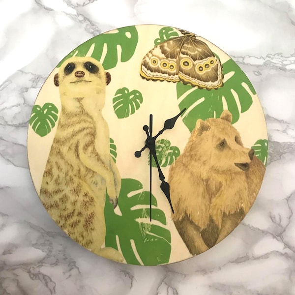 Animal Clocks - Etsy UK