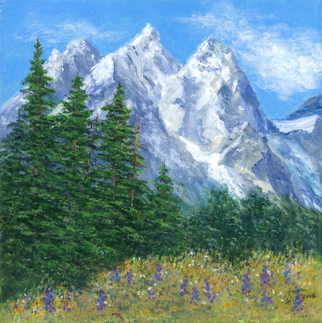 Grand Tetons National Park Print - Etsy