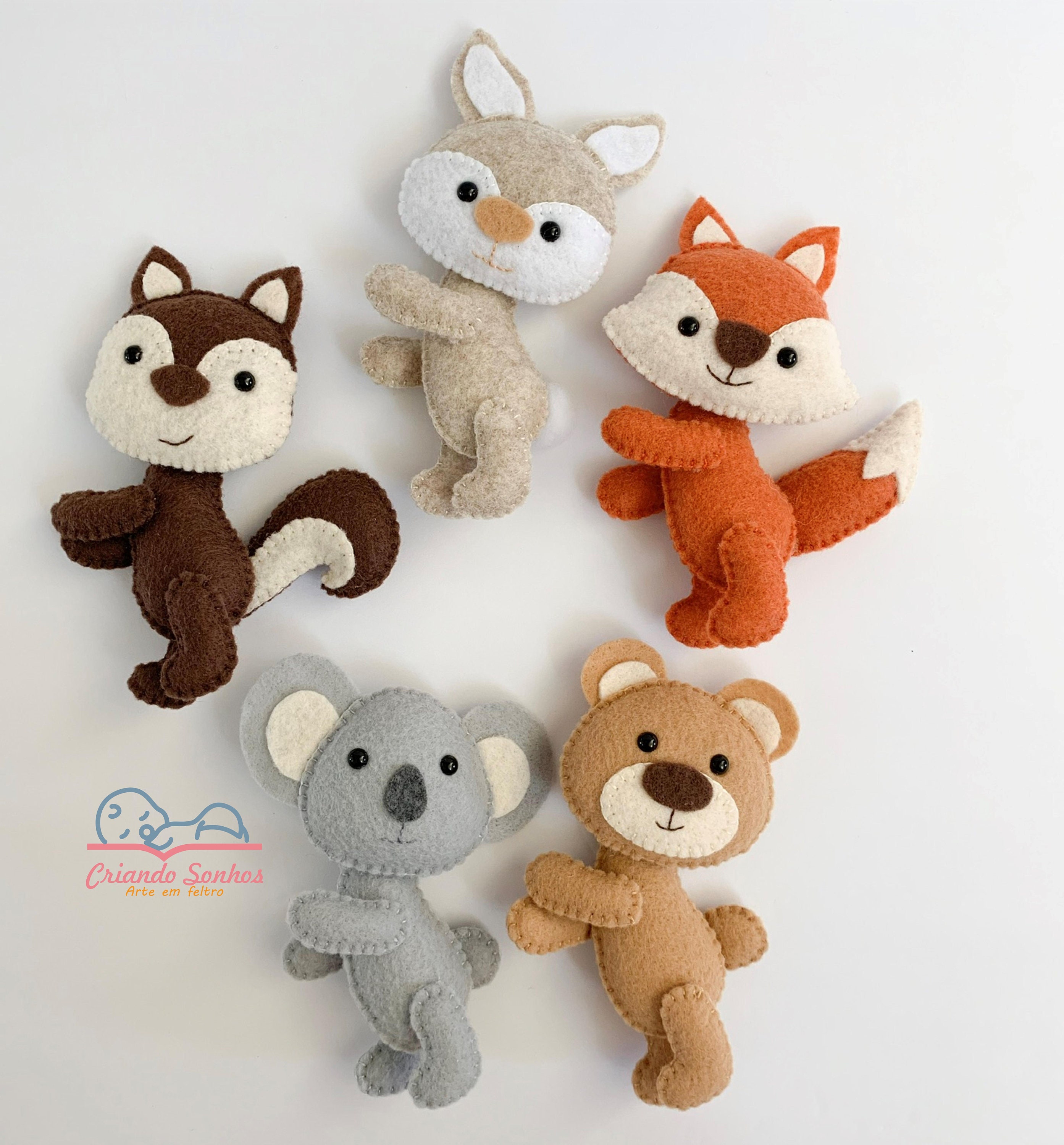 Woodland PDF Pattern Woodland Pattern Felt Woodland Nursery Decor ...