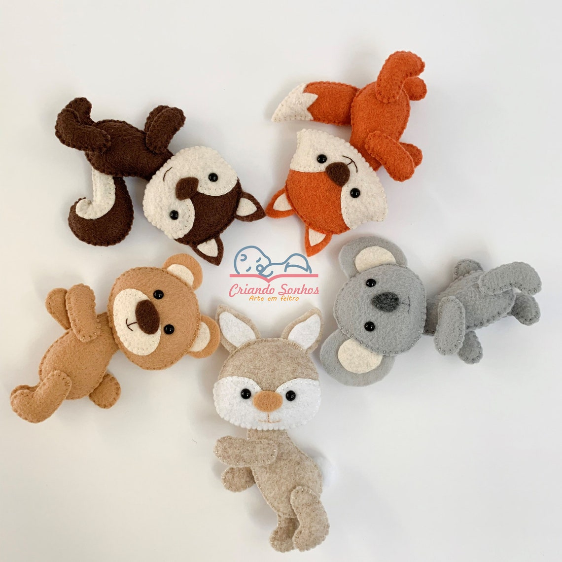 Woodland PDF Pattern Woodland Pattern Felt Woodland Nursery Decor ...