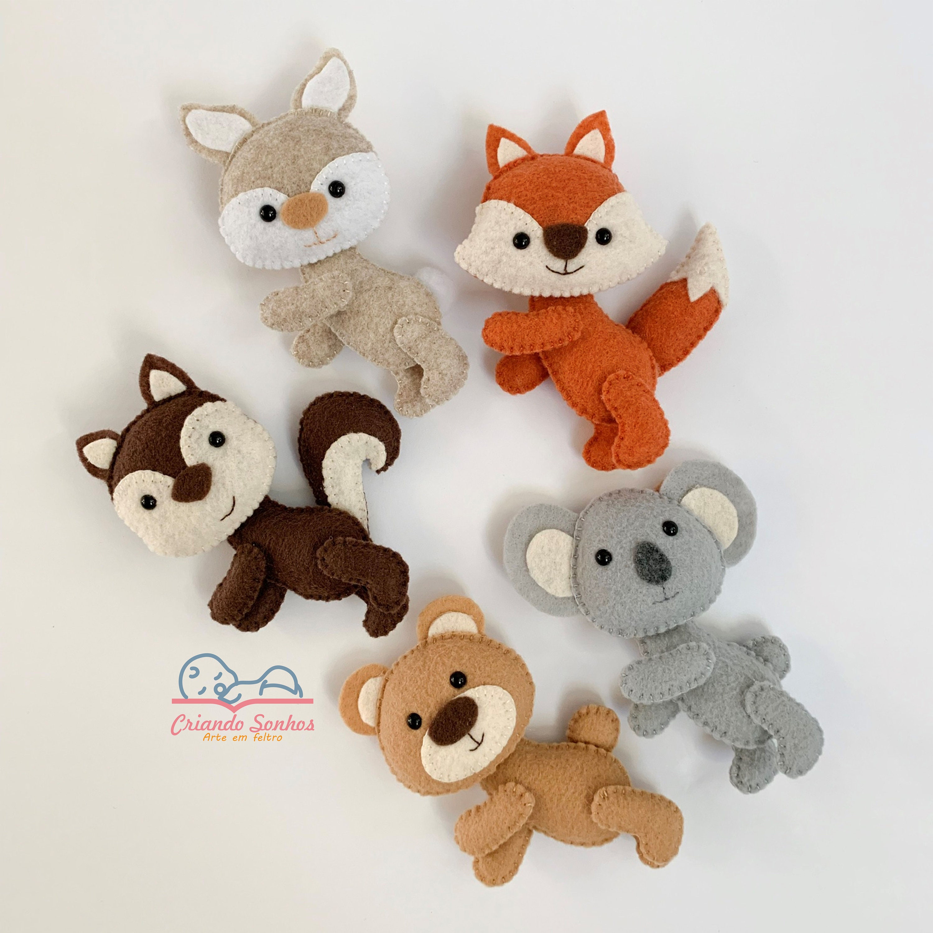 Woodland PDF Pattern Woodland Pattern Felt Woodland Nursery Decor ...