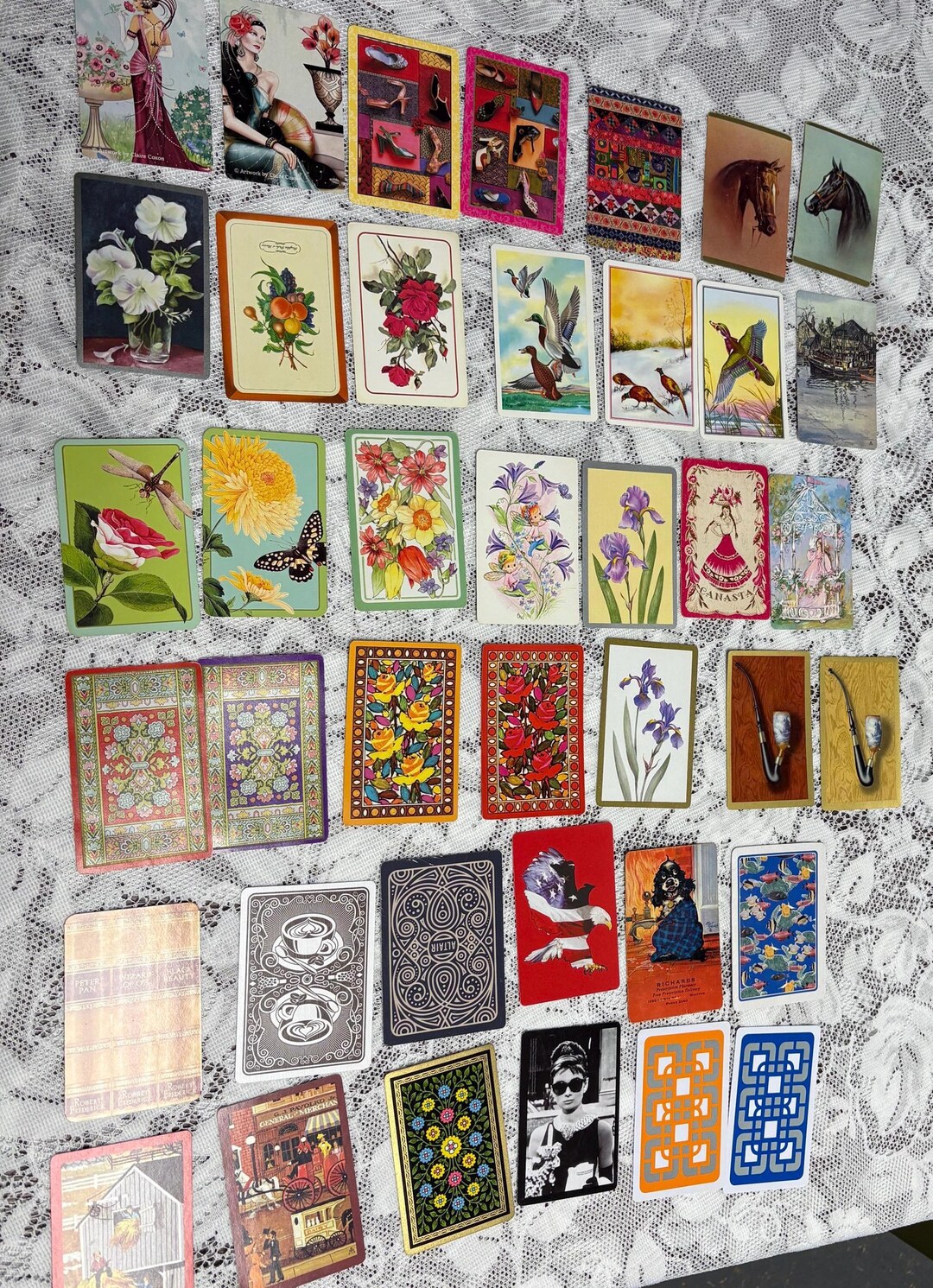 Playing Card Ephemera Pack 42 Unique Vintage & Modern Cards for ...