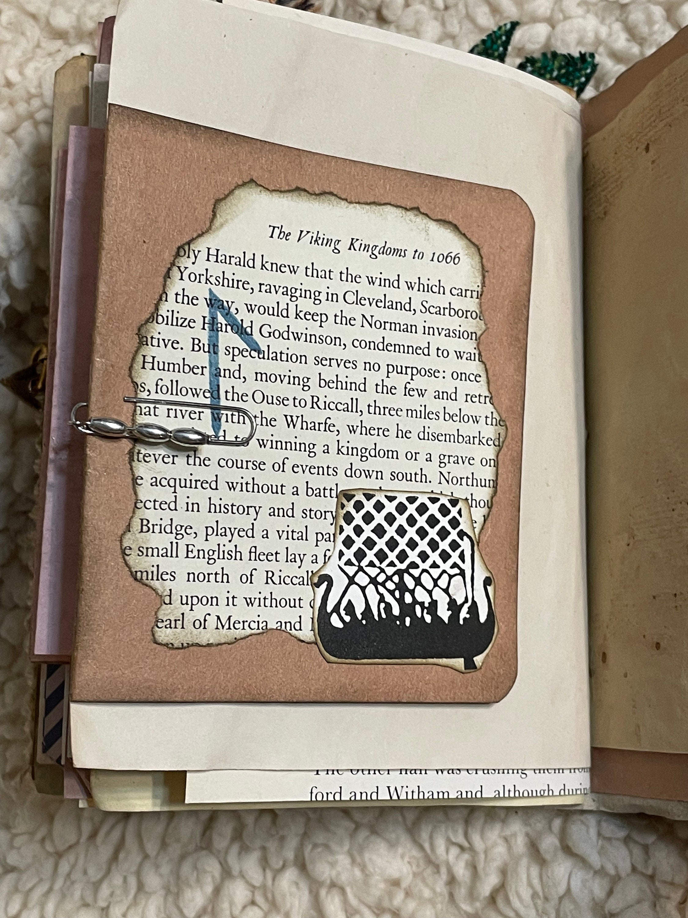 Junk Journal Viking Norse Interactive Memory Book 180 Pages OOAK ...