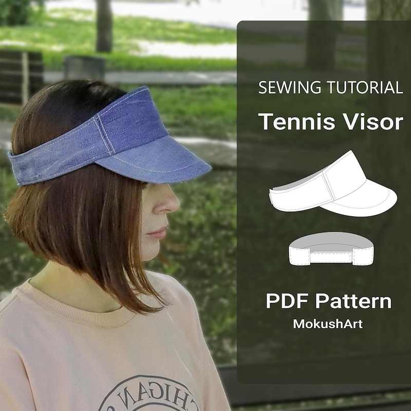 Visor Hat Pattern - Etsy