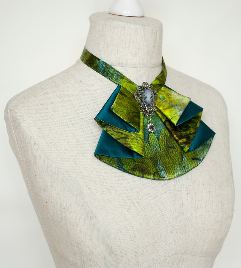 Collar Necklace Jabot Collar Detachable Collar Mint Green - Etsy