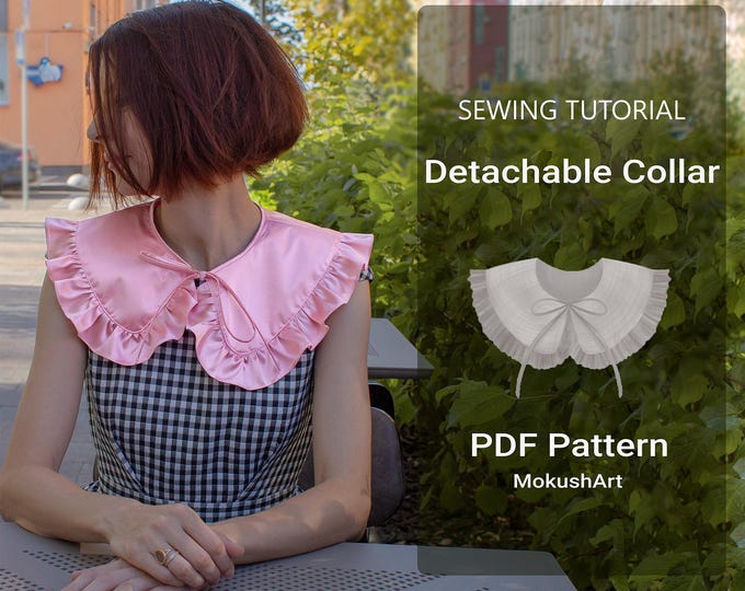 Matera Oversized Collar |printable Sewing Pattern/pdf/digital | One ...