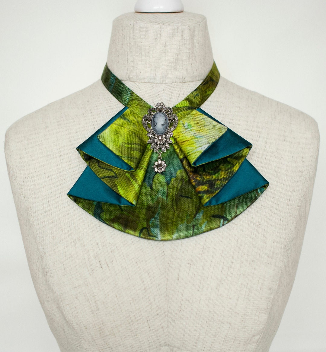 Collar Necklace Jabot Collar Detachable Collar Mint Green - Etsy