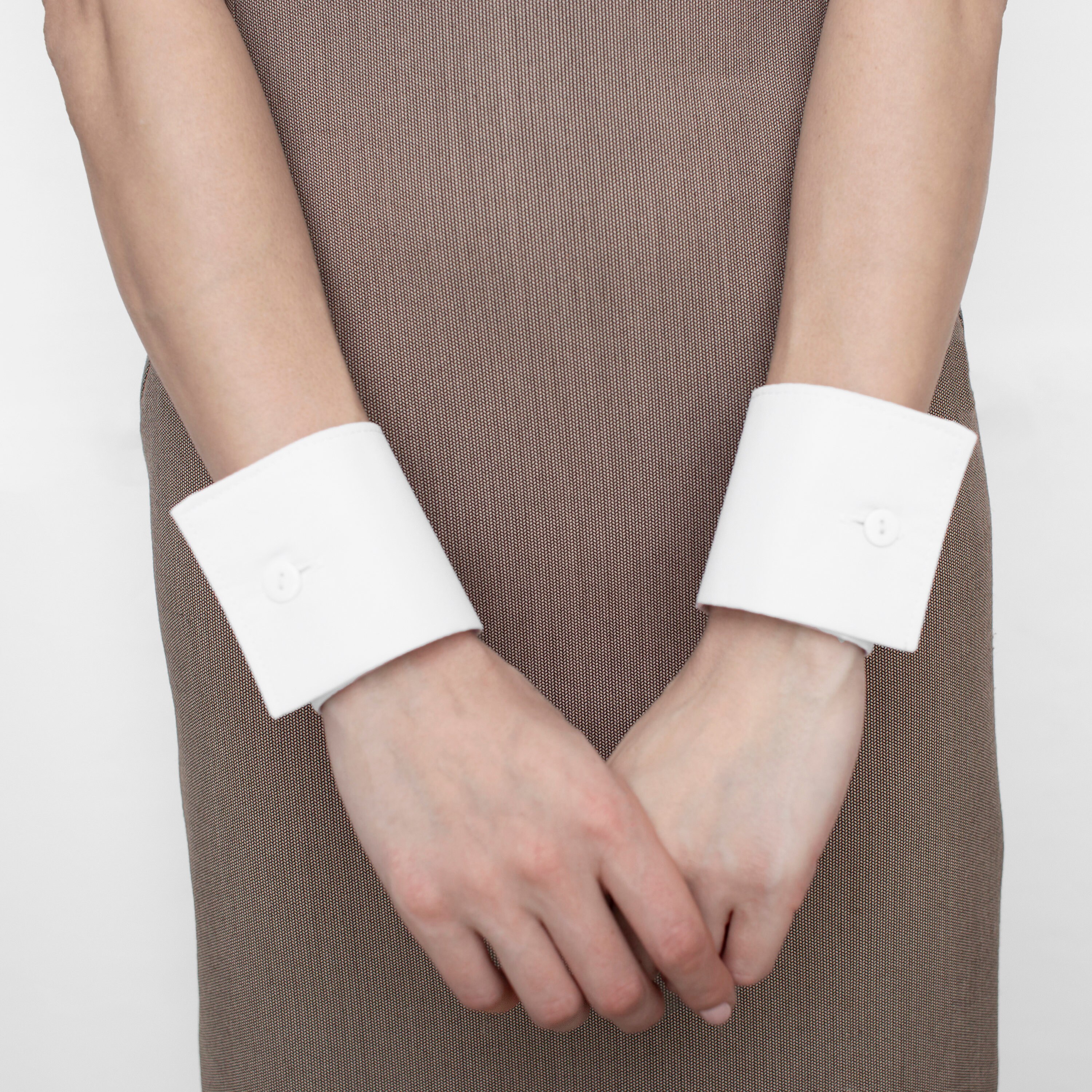 Detachable collar and cuffs set Peter Pan collar White frill | Etsy