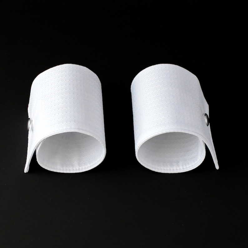 White Cuffs White Fabric Detachable Cuffs Cotton Wrist Cuff | Etsy