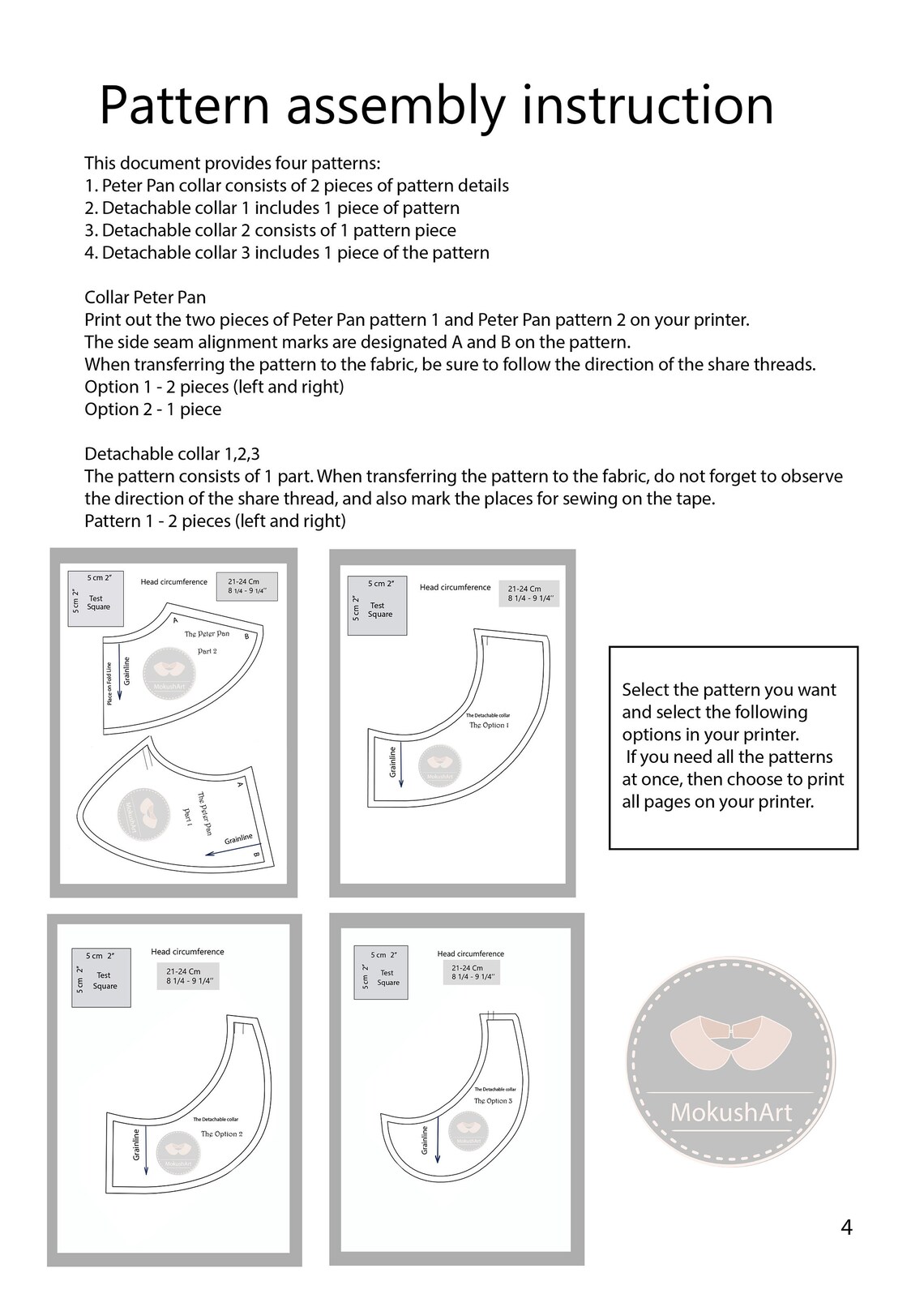 PDF Sewing Pattern Infant Toddlers Little Kids Big Kids | Etsy