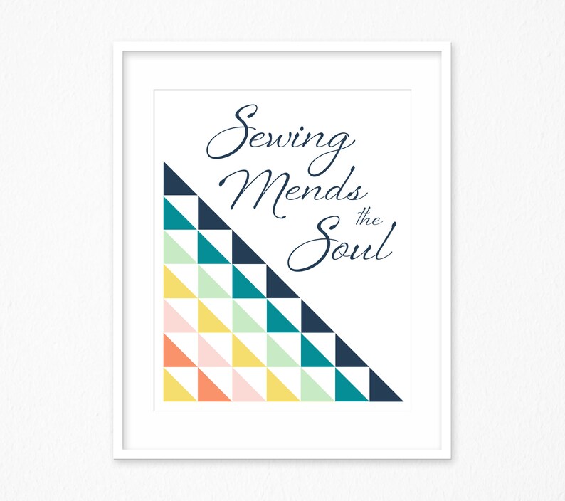 Sewing Room Printable Sewing Room Sign Sewing Mends the - Etsy