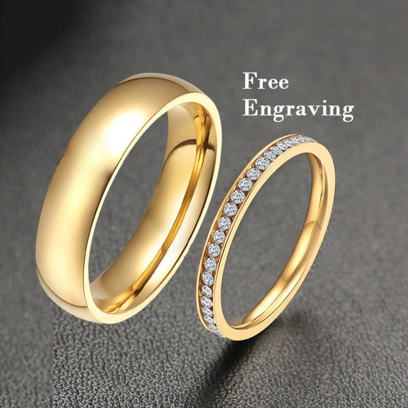 Gold Promise Ring - Etsy