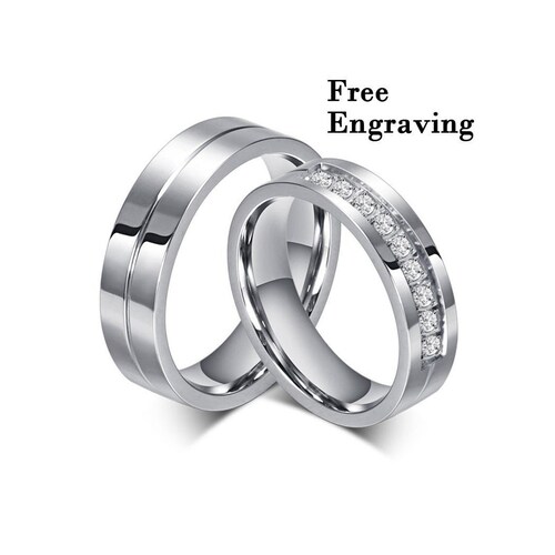 Promise Rings for Couples Couple Rings - Etsy