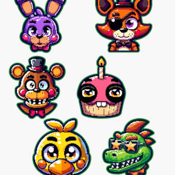 Five Nights at Freddys Sticker Set - Etsy