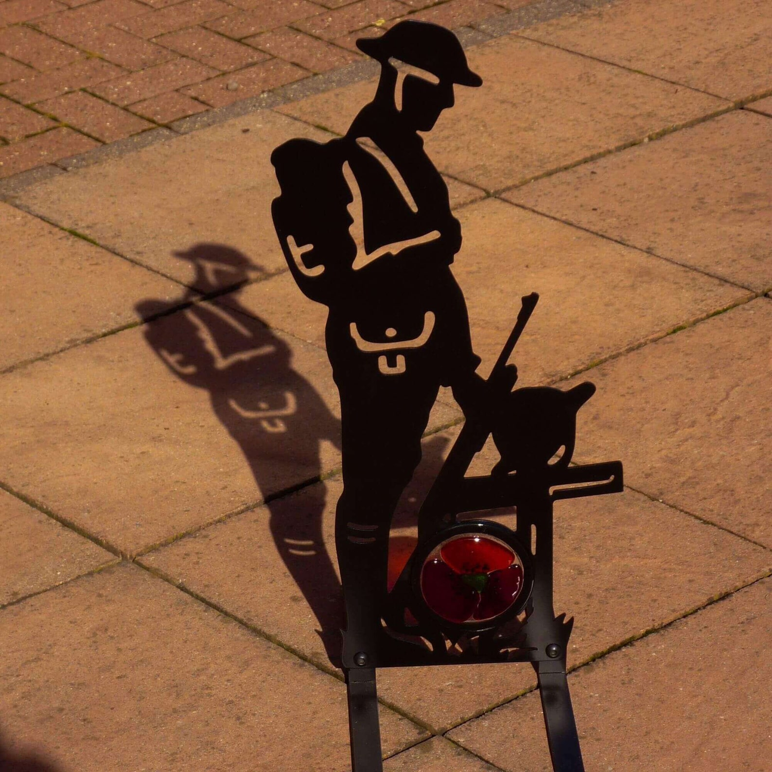 Lest We Forget Soldier Silhouette Military Statue 30x60cm - Etsy