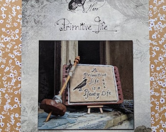 The Primitive Hare Cross Stitch | Etsy