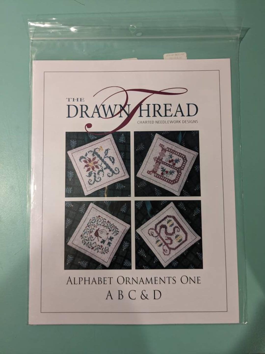 The Drawn Thread | Alphabet Ornaments One - Etsy