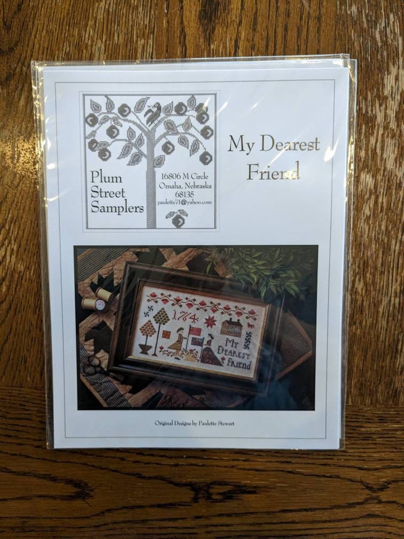 Plum Street Samplers | My Dearest Friend - Etsy