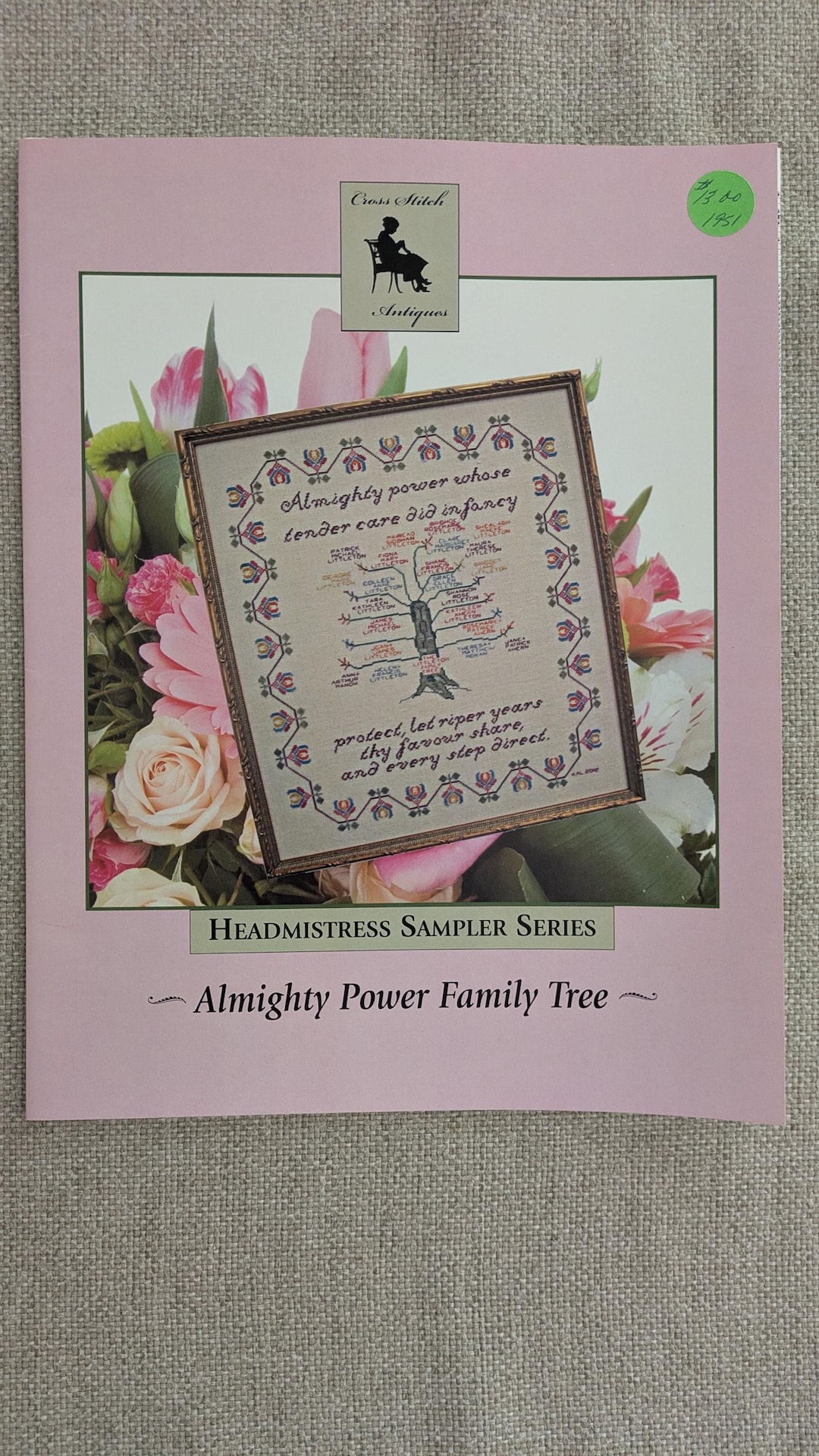 Cross Stitch Antiques | Almighty Power Family Tree - Etsy