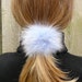 Real Fur Scrunchie, Fox Fur Hairband, Fluffy Hair Ties, Fuzzy Ponytail ...