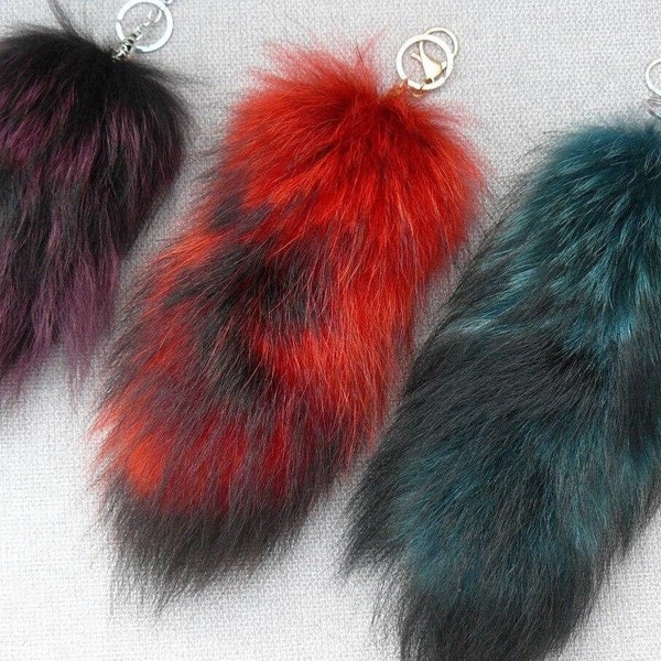 Furry Tail Keyring - Etsy
