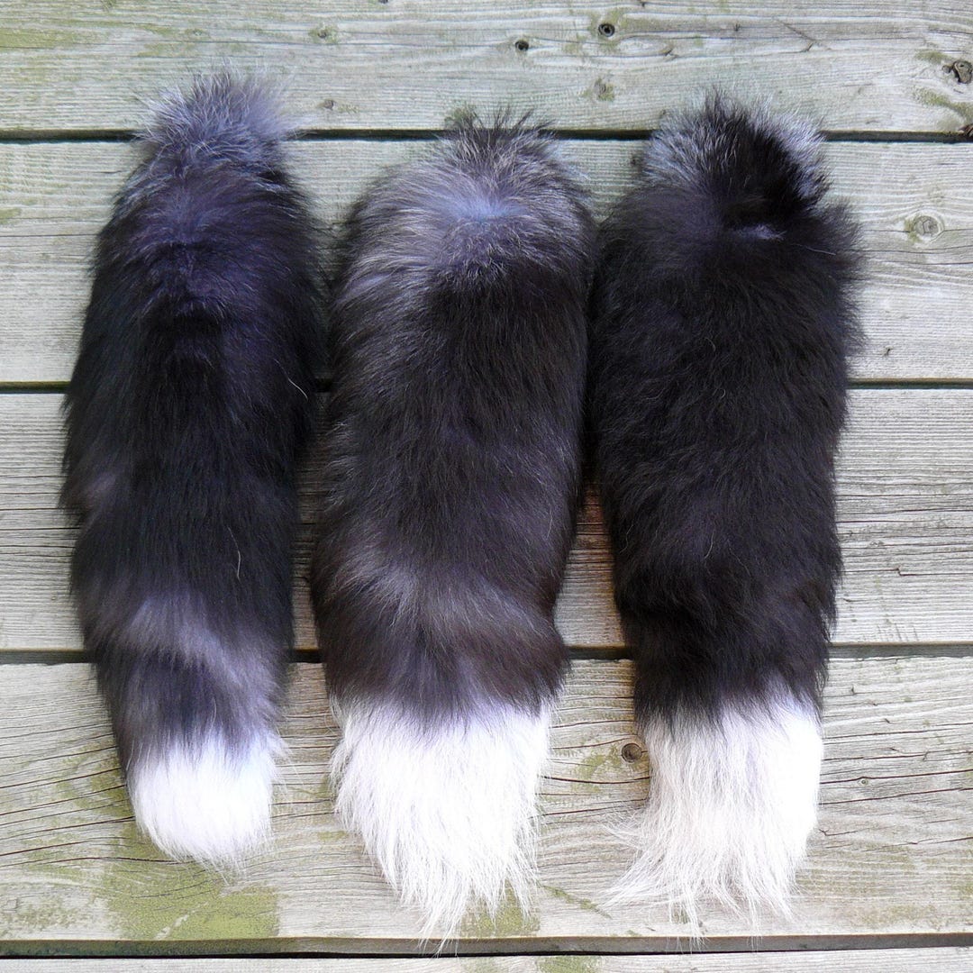 Large Real Fox Fur Tail Keychain, Fluffy Fuzzy Bag Charm, Handbag Key ...