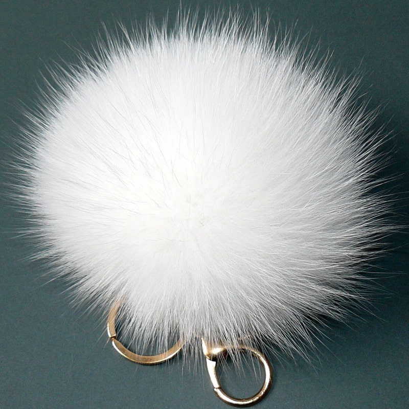 Fur Ball Keychain - Etsy