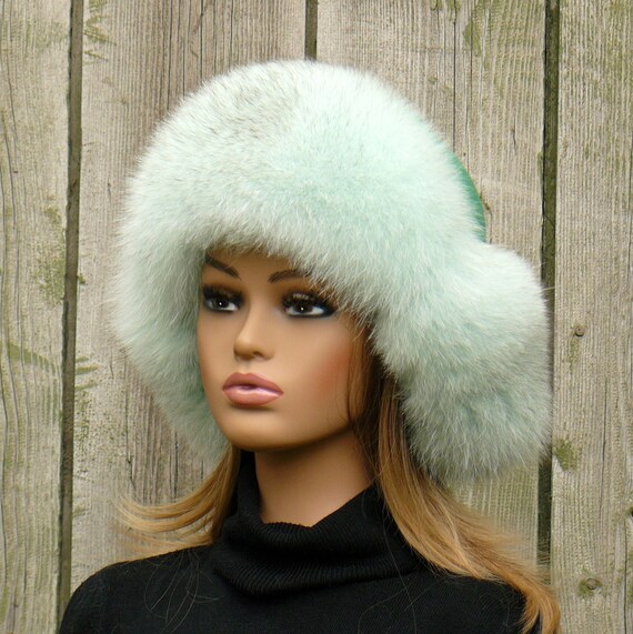 Fox fur hats for women store