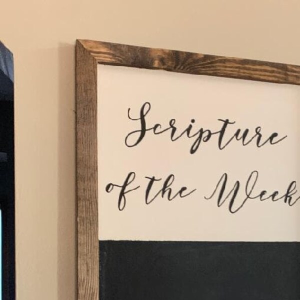 Verse Chalkboard - Etsy