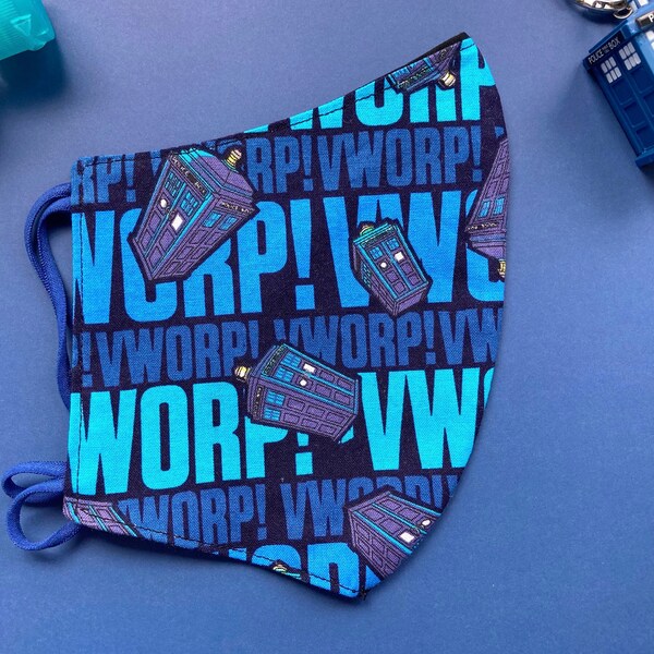 Doctor Who Face Mask - Etsy