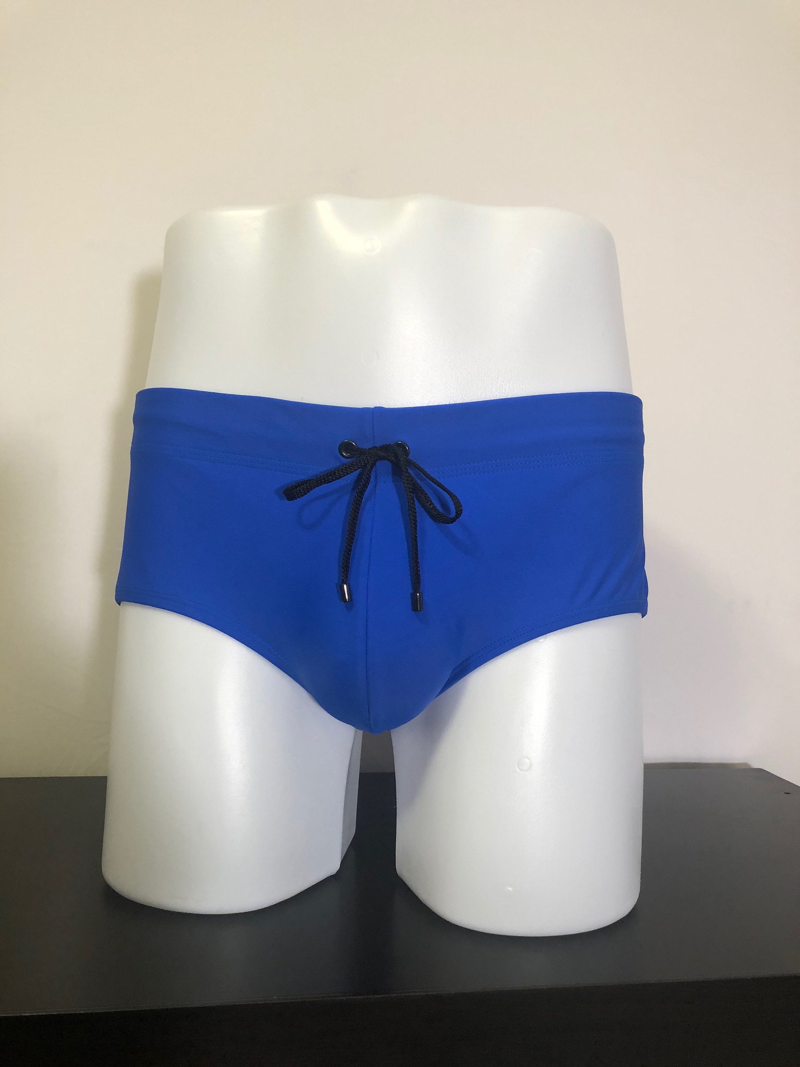 Mens Royal Blue Swim Briefs Trunks Swimsuit Bathing Suit Etsy