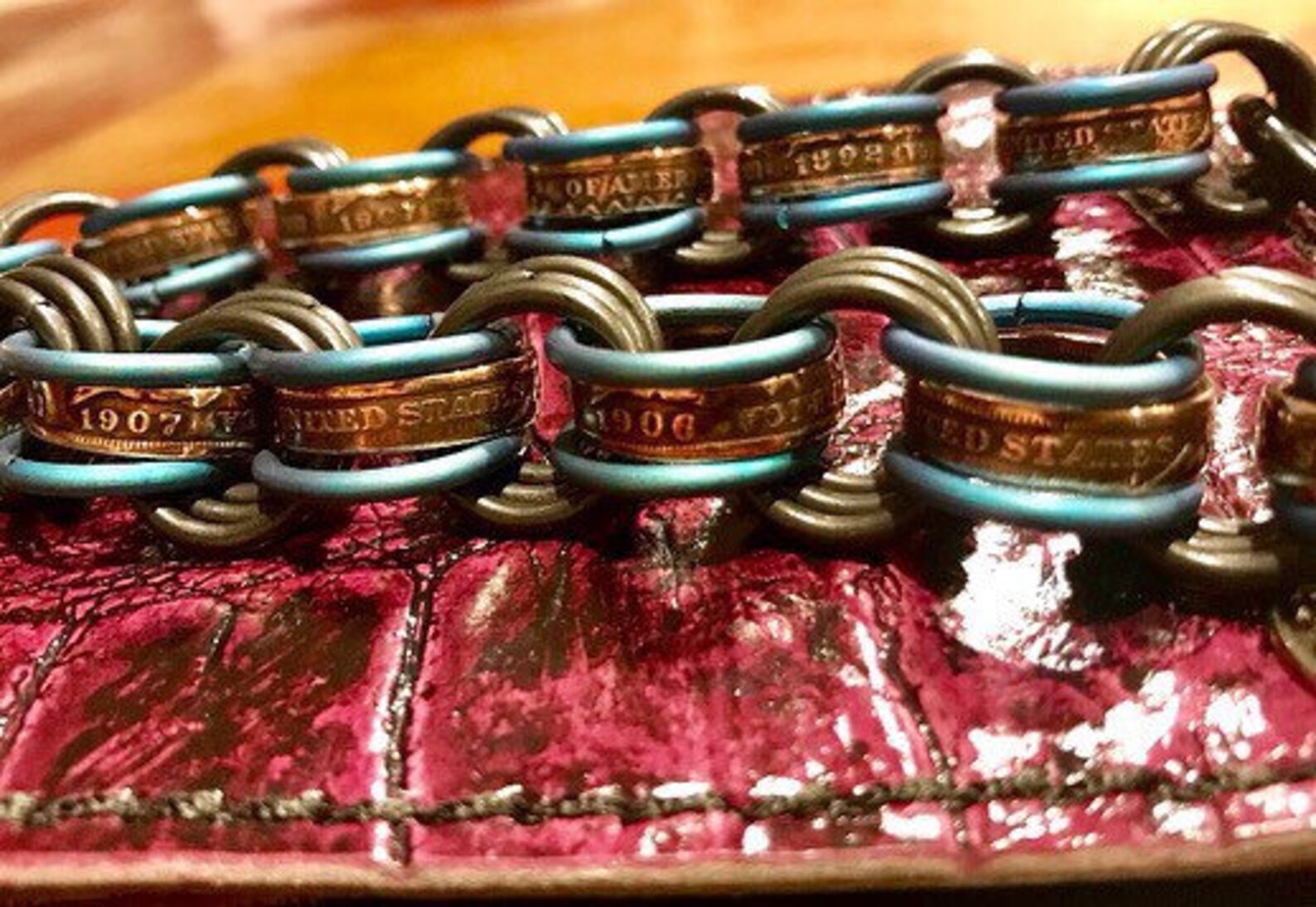 Indian Head Penny Titanium Wallet Chain - Etsy