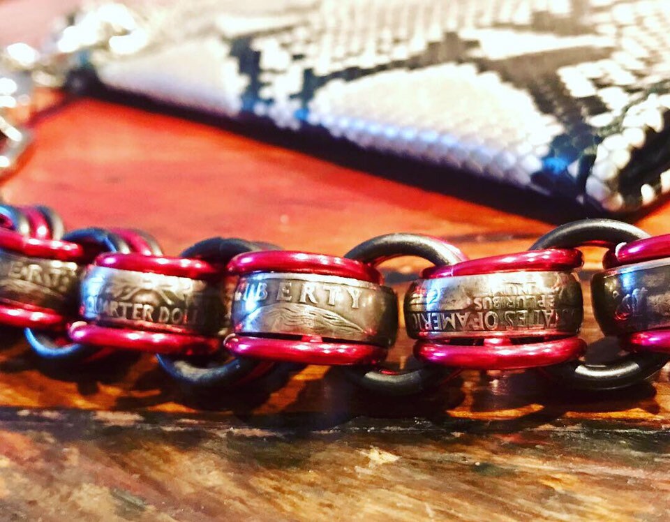 Black and Red Dead Presidents Wallet Chain - Etsy