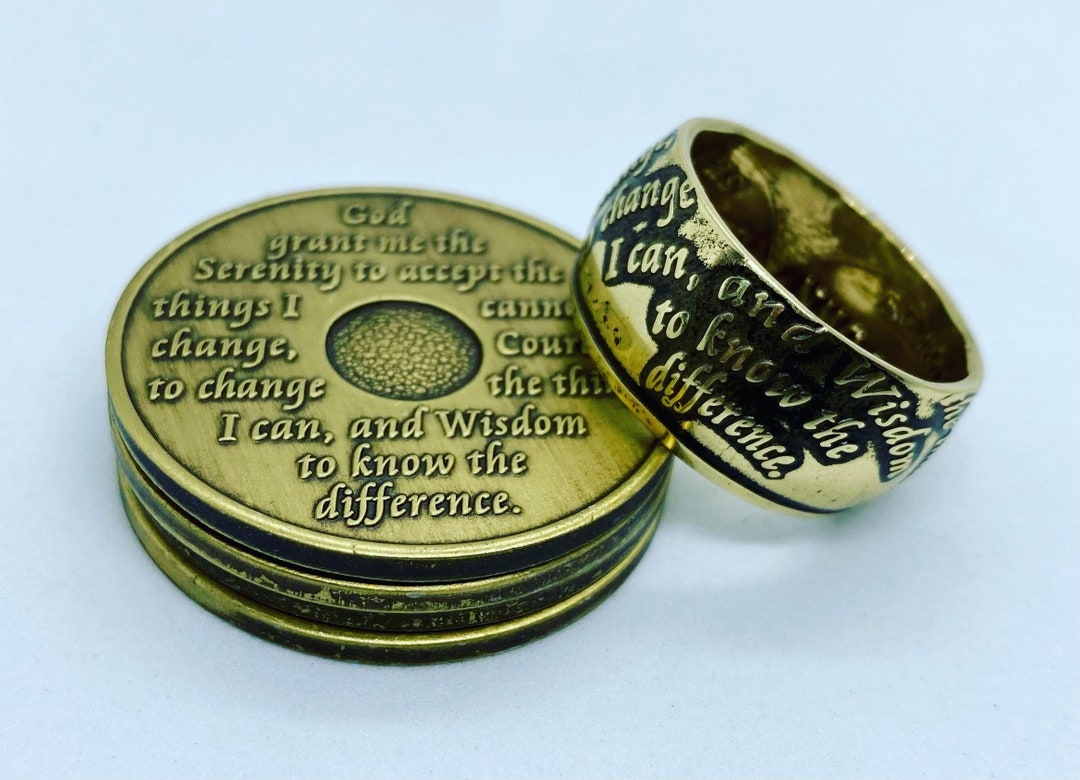 Serenity Prayer Coin Ring - Etsy
