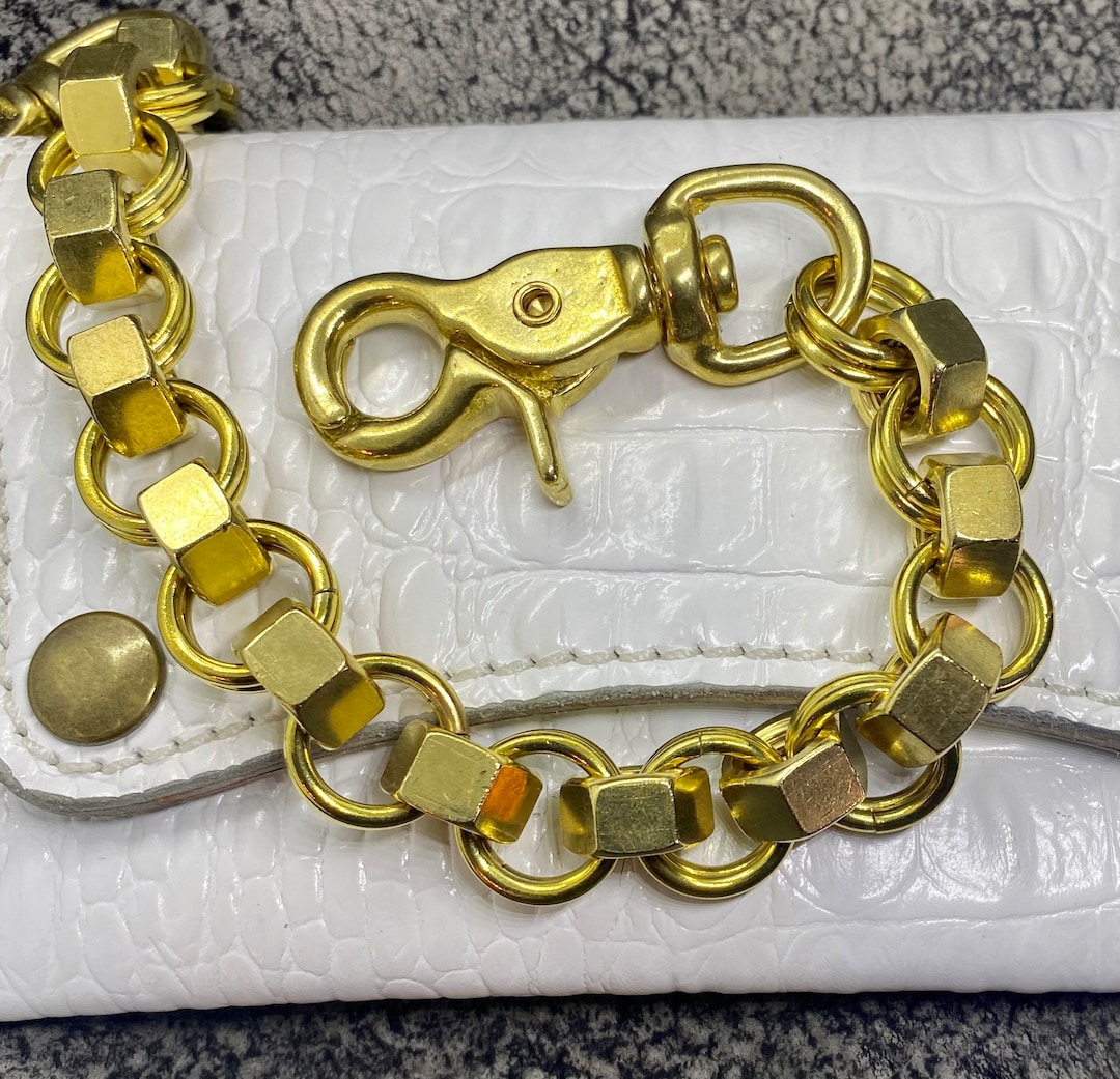 NUTS OF BRASS Wallet Chain - Etsy