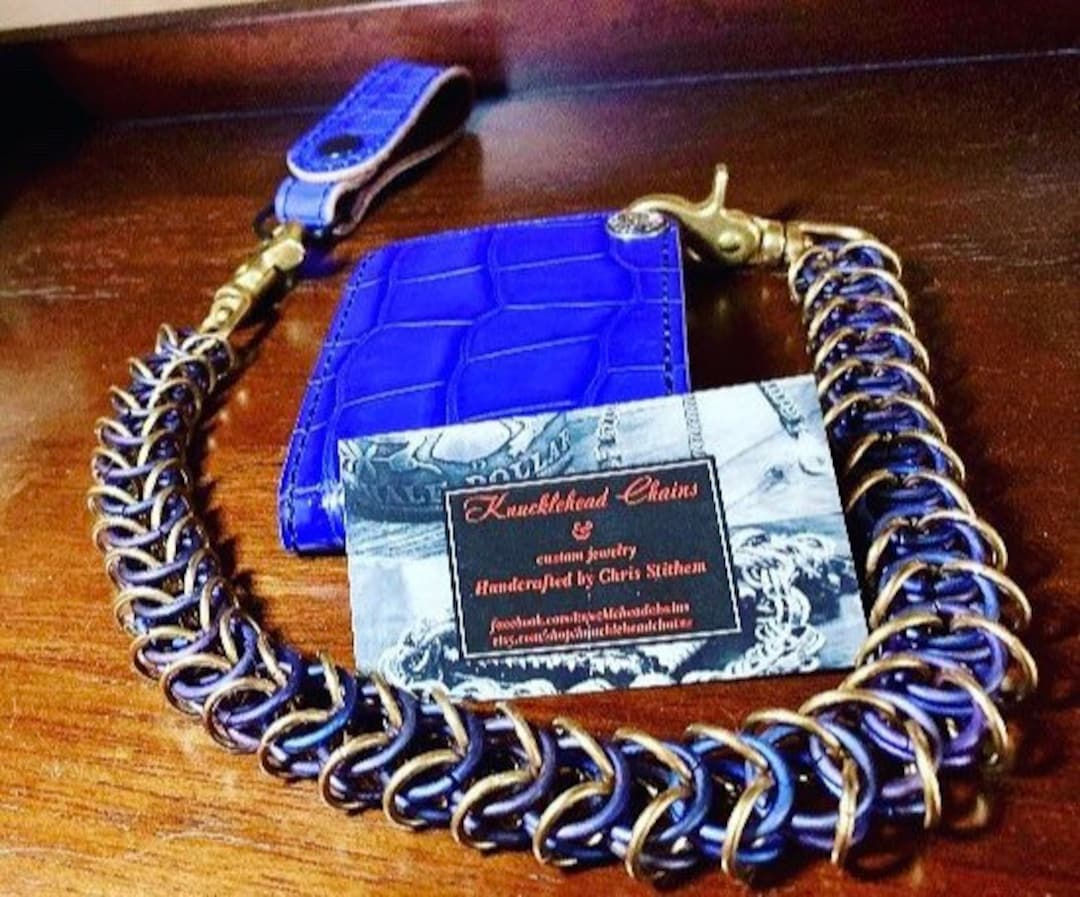 Titanium KNUCKLE-UP (box Chainmaille Weave). - Etsy