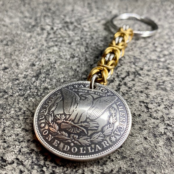 Morgan Dollar Keychain - Etsy
