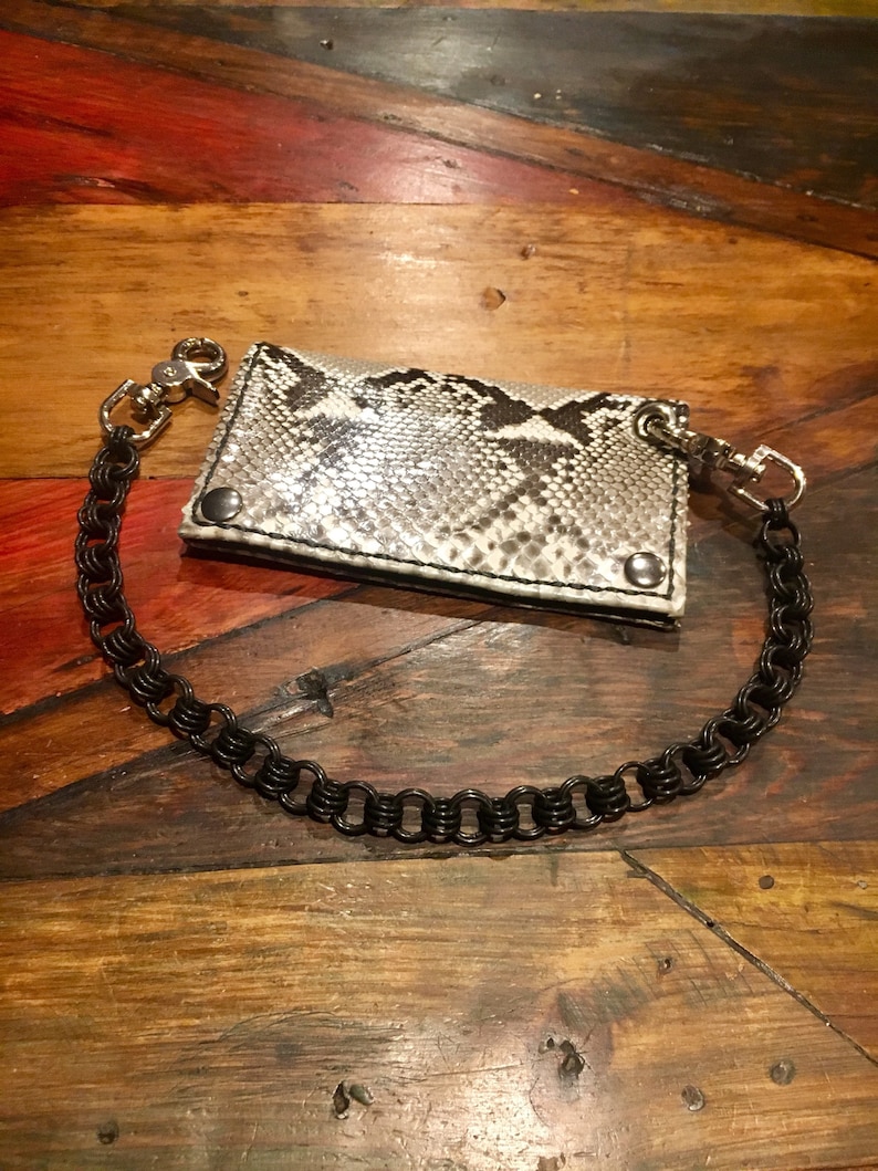 BLACK BETTY (black Stainless Steel Wallet Chain) - Etsy