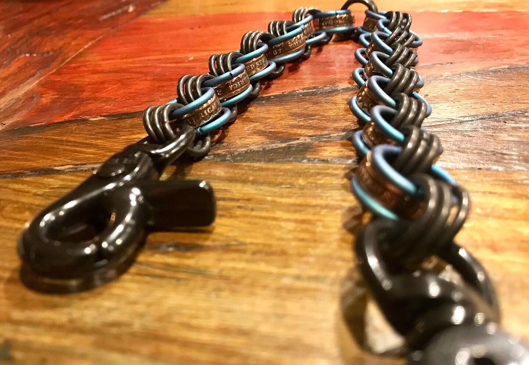 Indian Head Penny Titanium Wallet Chain - Etsy