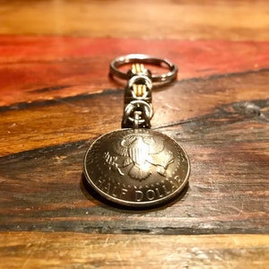 JFK Half Dollar Keychain - Etsy