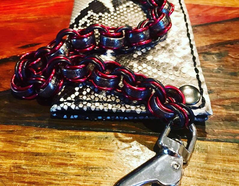 Black and Red Dead Presidents Wallet Chain - Etsy