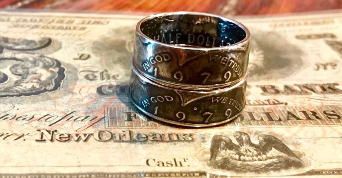Half Dollar Coin Ring 1965 to Present - Etsy