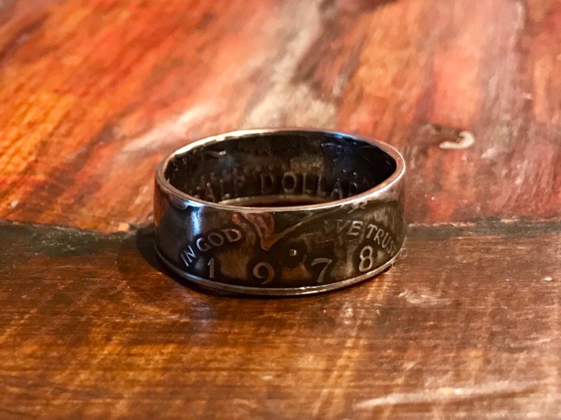 Half Dollar Coin Ring 1965 to Present - Etsy