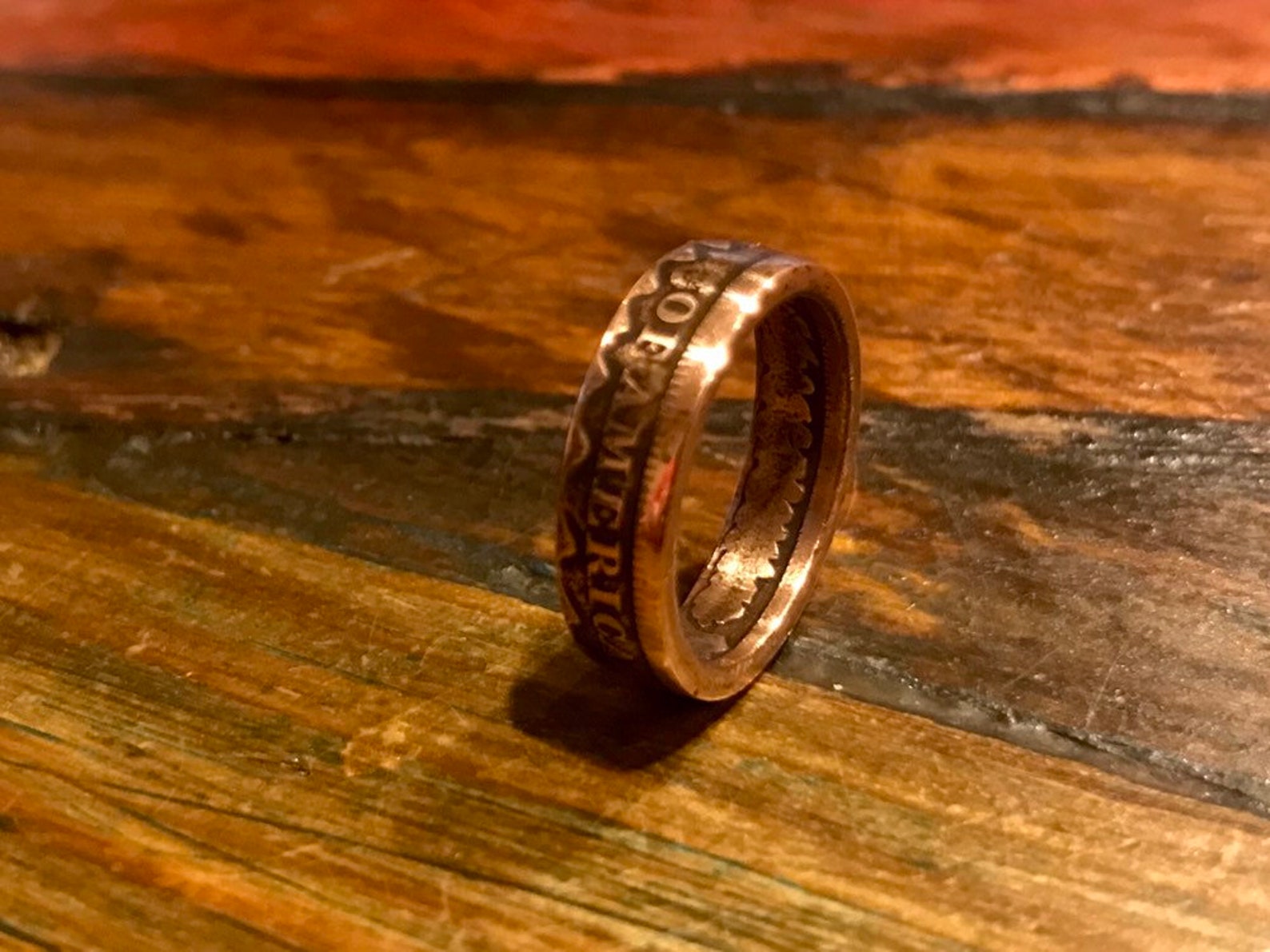 Indian Head Penny Coin Ring - Etsy