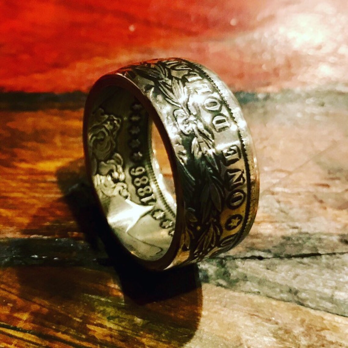 Morgan Silver Dollar Coin Ring - Etsy