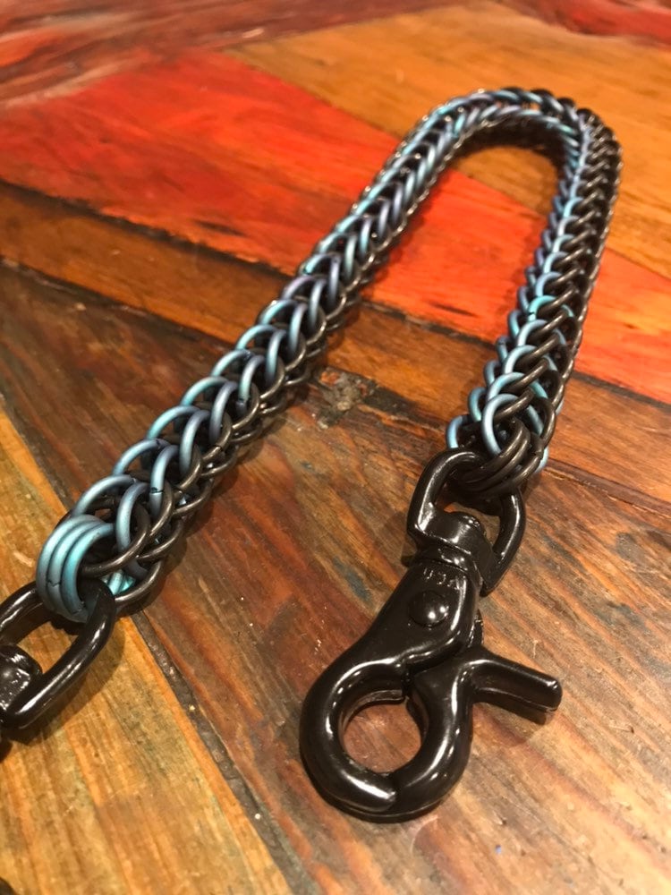 Titanium Full Monty Wallet Chain - Etsy