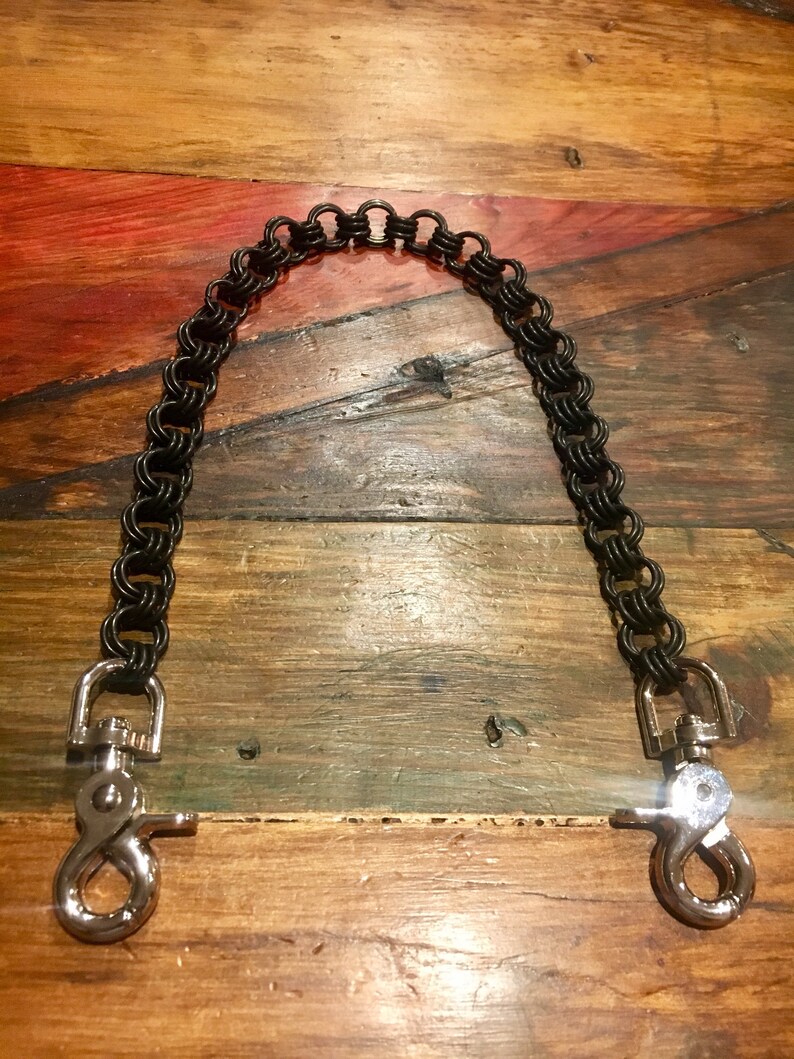 BLACK BETTY (black Stainless Steel Wallet Chain) - Etsy