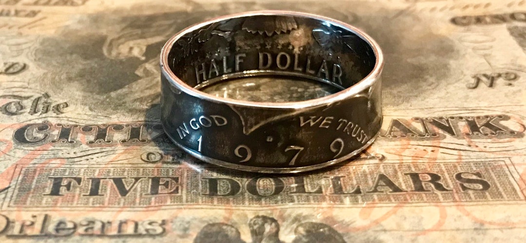 Half Dollar Coin Ring 1965 to Present - Etsy