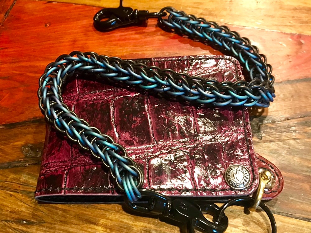 Titanium Full Monty Wallet Chain - Etsy